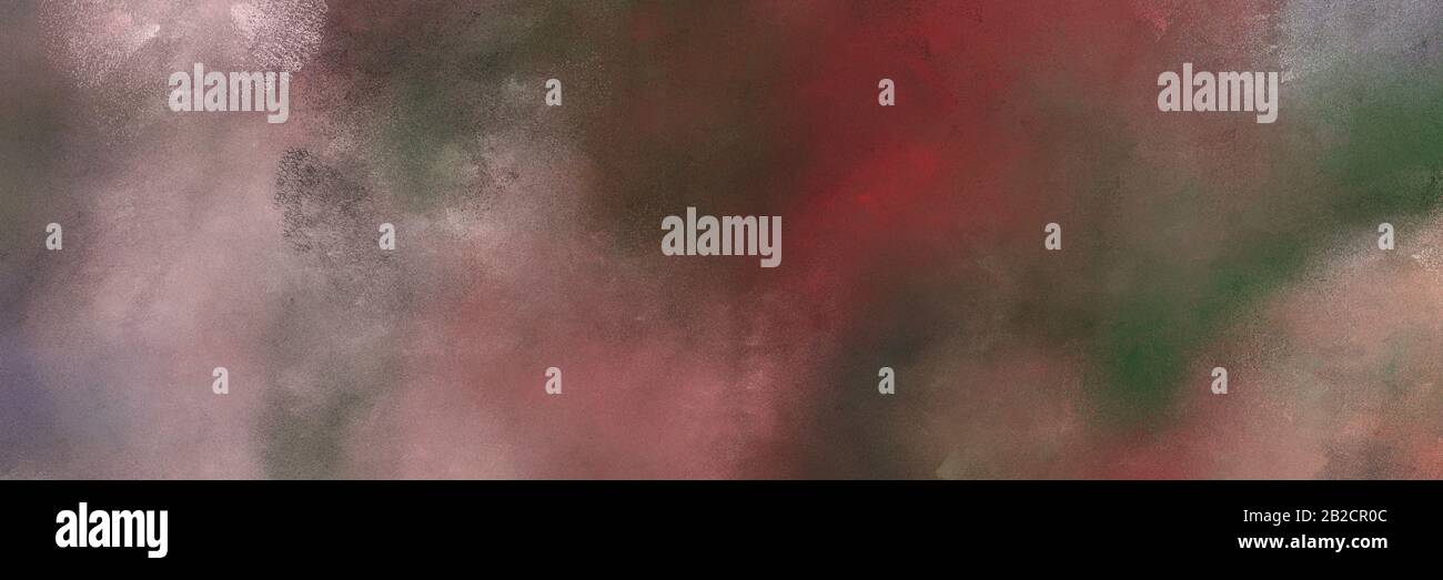 vintage painted art retro horizontal header with pastel brown, pastel ...