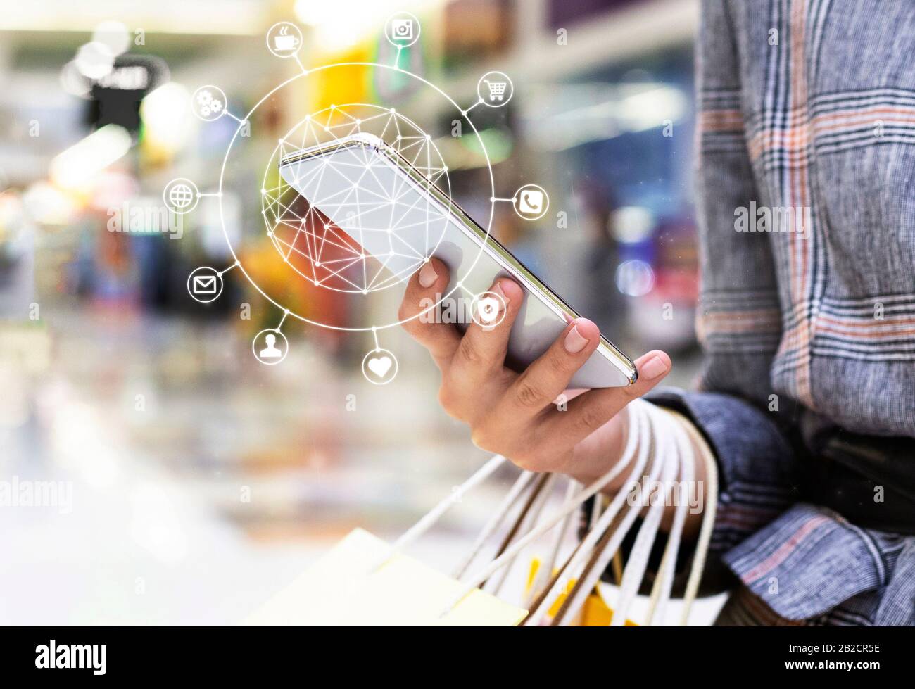 Cell phone customer using 3d hi-res stock photography and images - Alamy