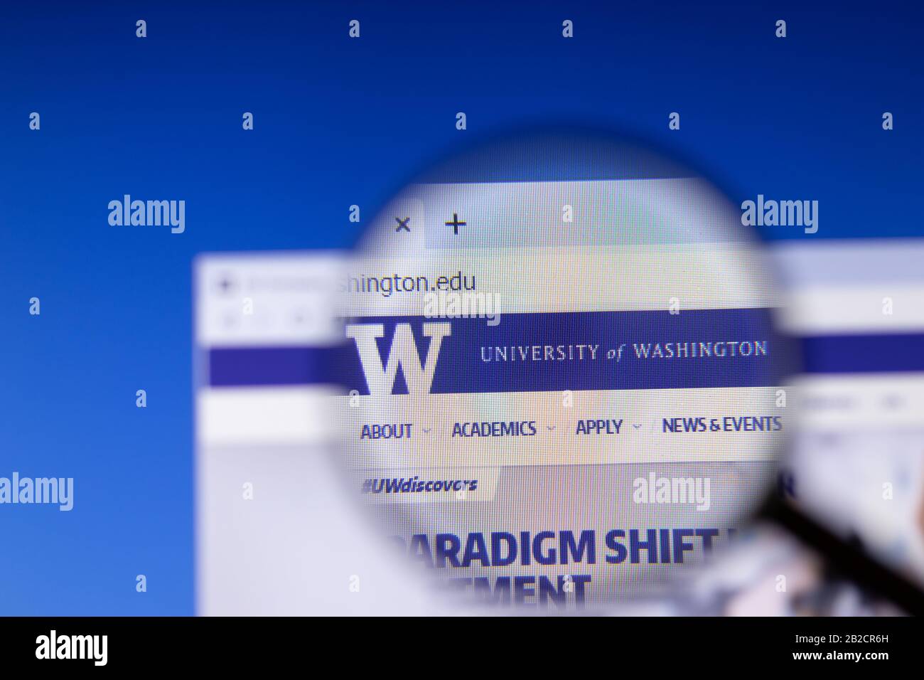 Los Angeles, California, USA - 3 March 2020: University of Washington ...