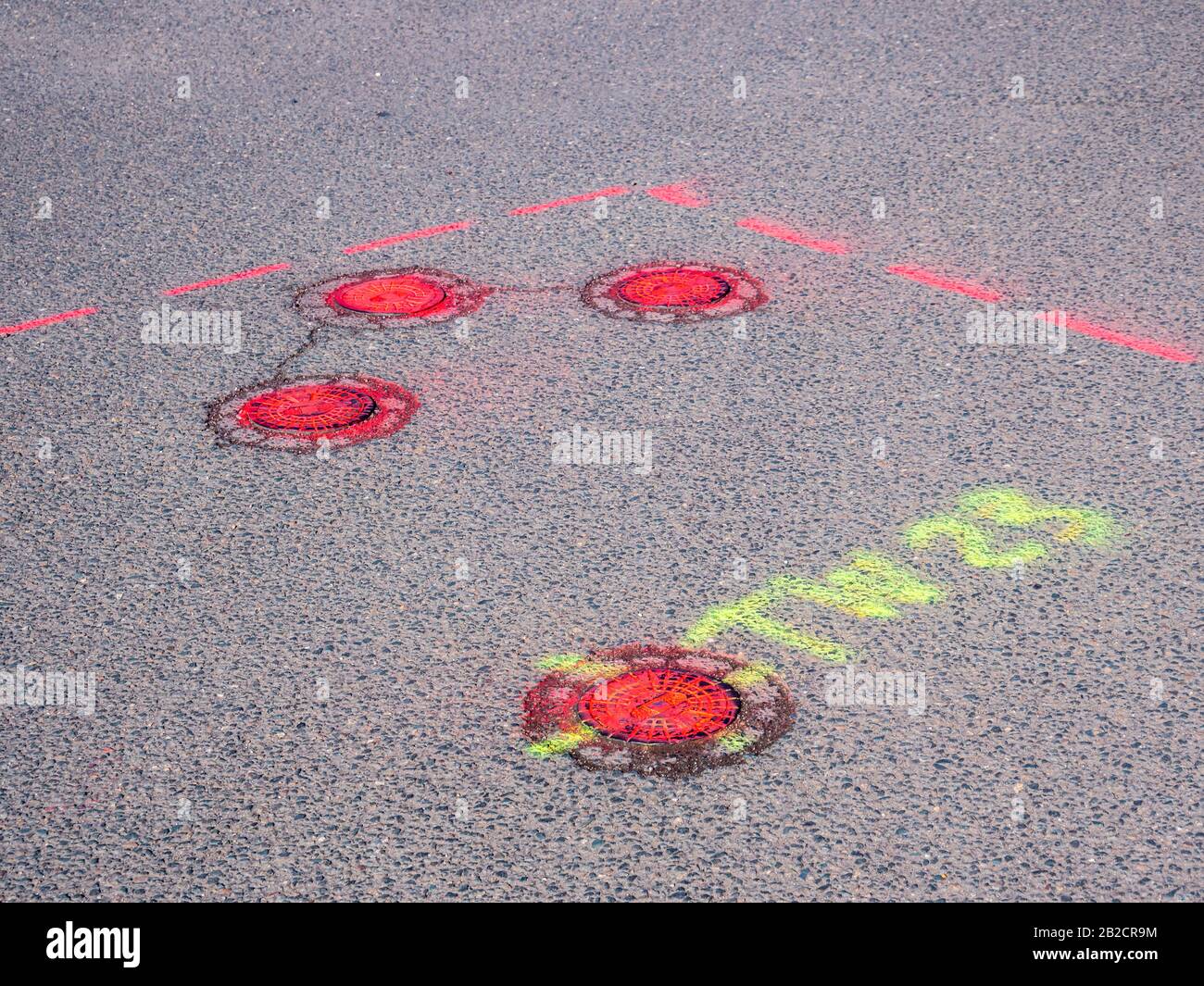 Civil engineering marking hi-res stock photography and images - Alamy