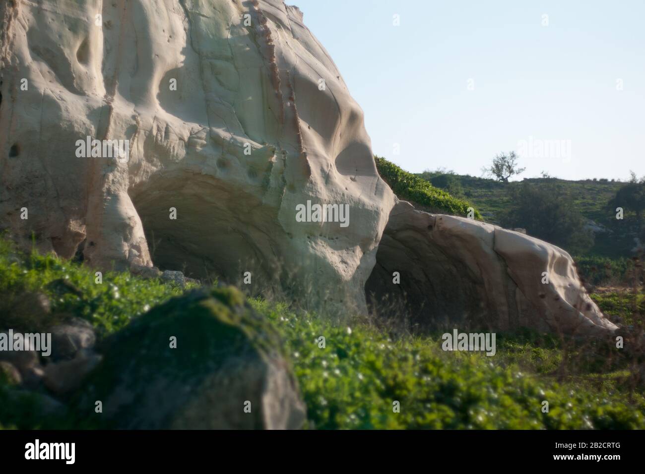 Hiking in Israel tourism activity of nature reserve Stock Photo - Alamy