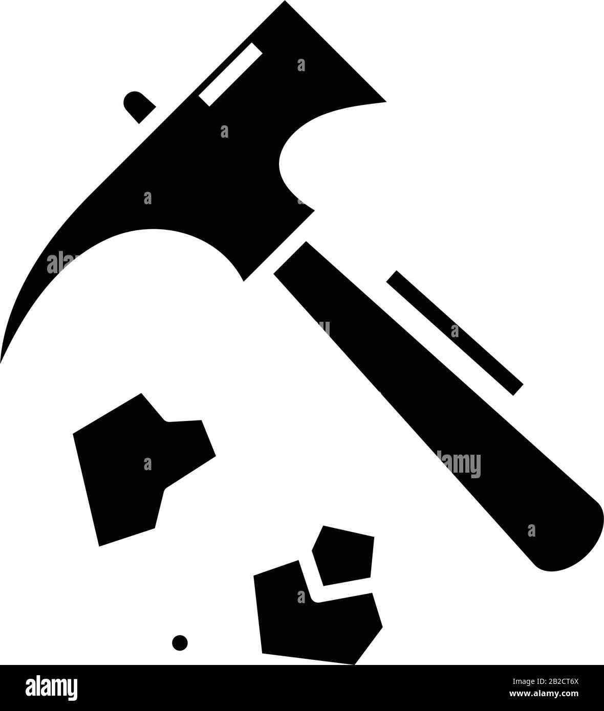 Industry instruments black icon, concept illustration, vector flat ...