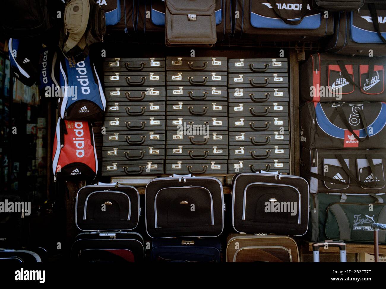 Market in Ataba in Central Downtown Cairo in Egypt in North Africa ...