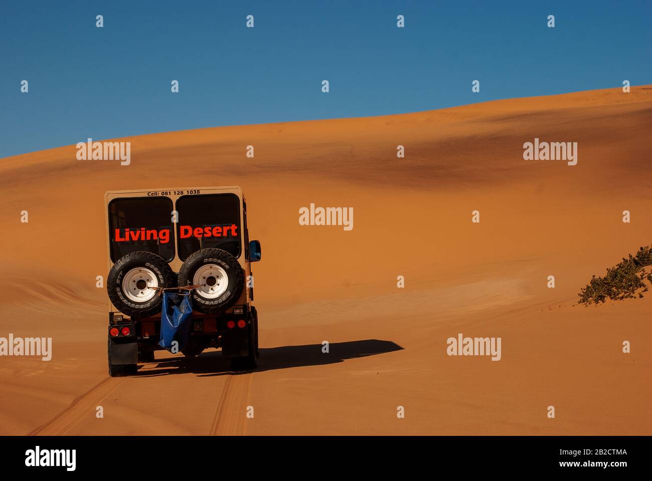 Day trip on 4X4 vehicle through the red dunes near Swakopmund, Namibia ...