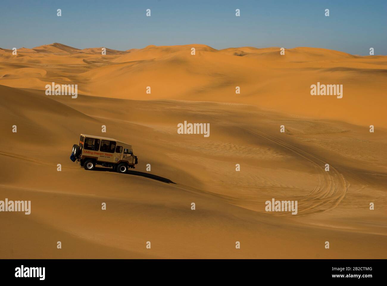 Day trip on 4X4 vehicle through the red dunes near Swakopmund, Namibia ...