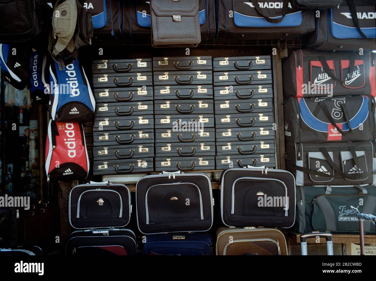 Market in Ataba in Central Downtown Cairo in Egypt in North Africa ...