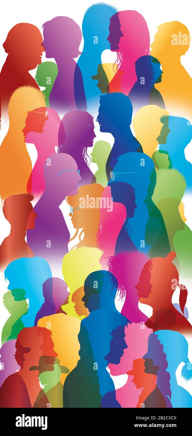 Crowd talk hi-res stock photography and images - Alamy