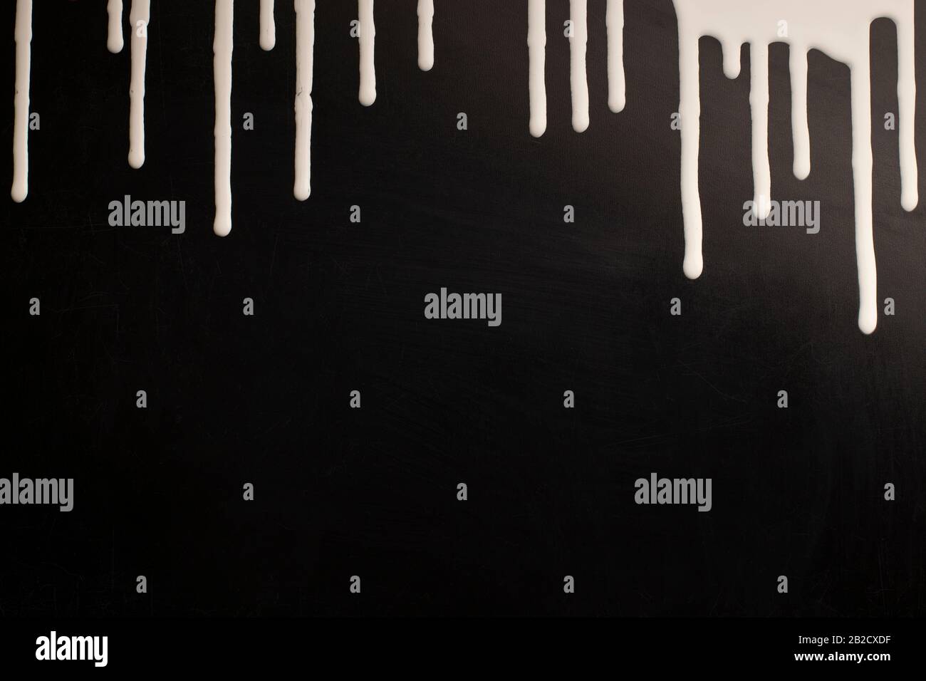 White and black paint colors, colorful acrylic paint dripping Stock ...