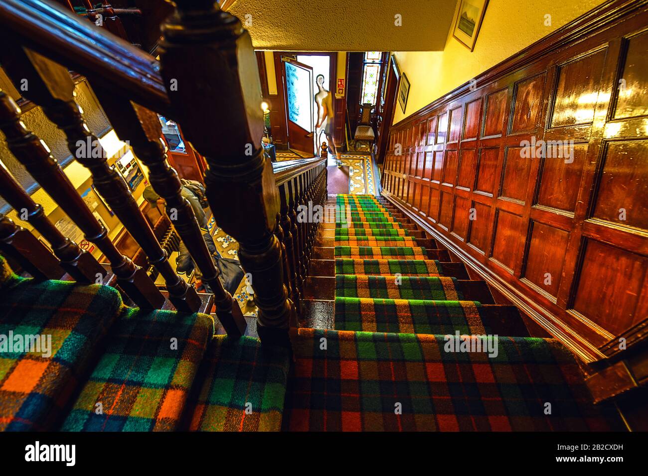SCOTLAND, UNITED KINGDOM - MAY 30, 2019: Сlassic interior decoration of ...