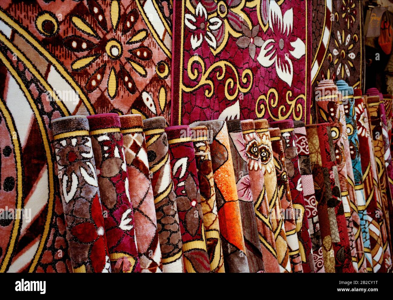 Travel - Street of the tentmakers Al Khayamiya in historic Qasaba of ...