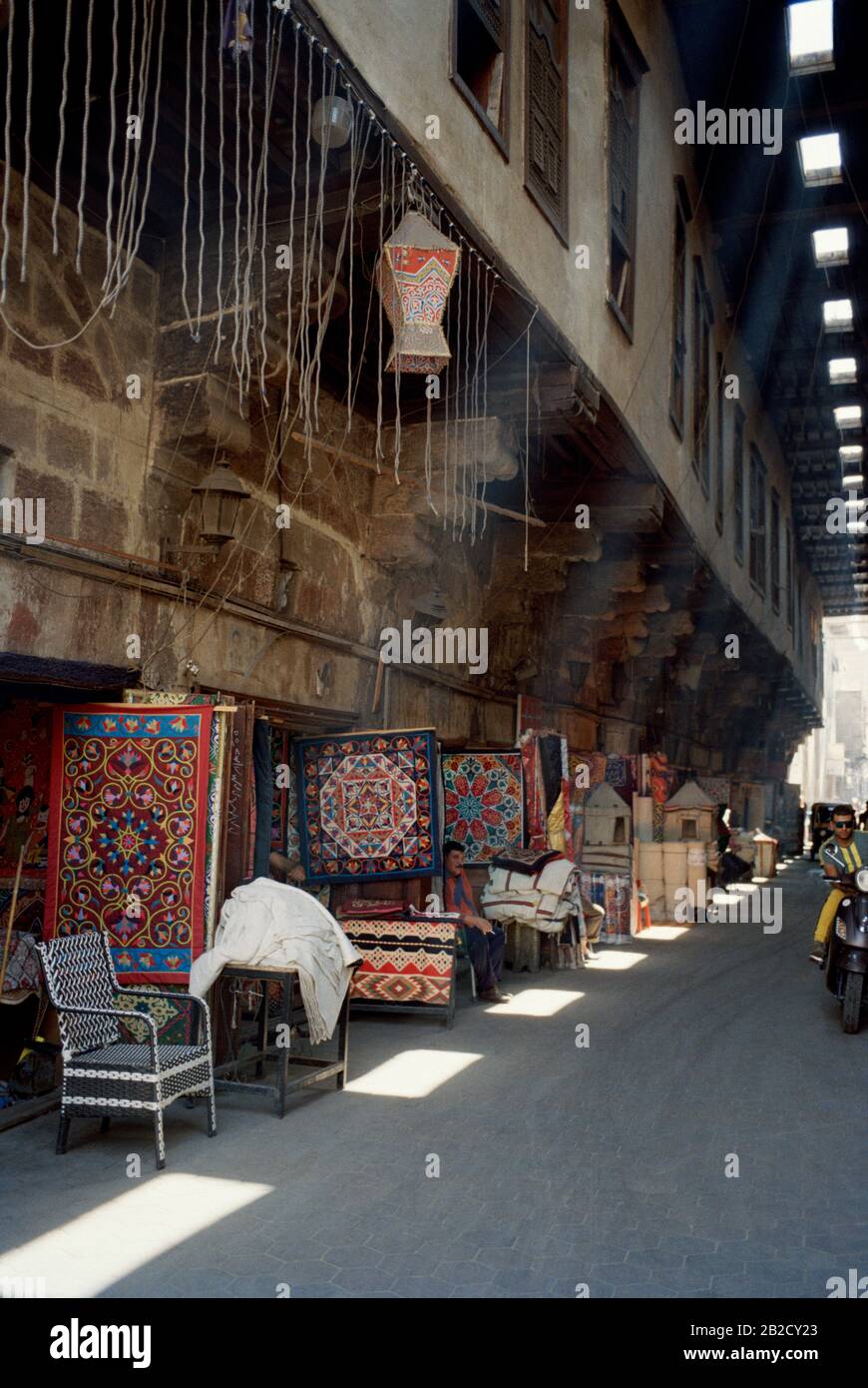 Travel - Street of the tentmakers Al Khayamiya in historic Qasaba of ...
