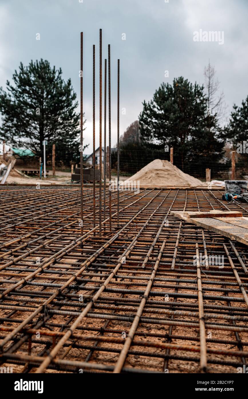 steel bars for reinforcement Stock Photo - Alamy
