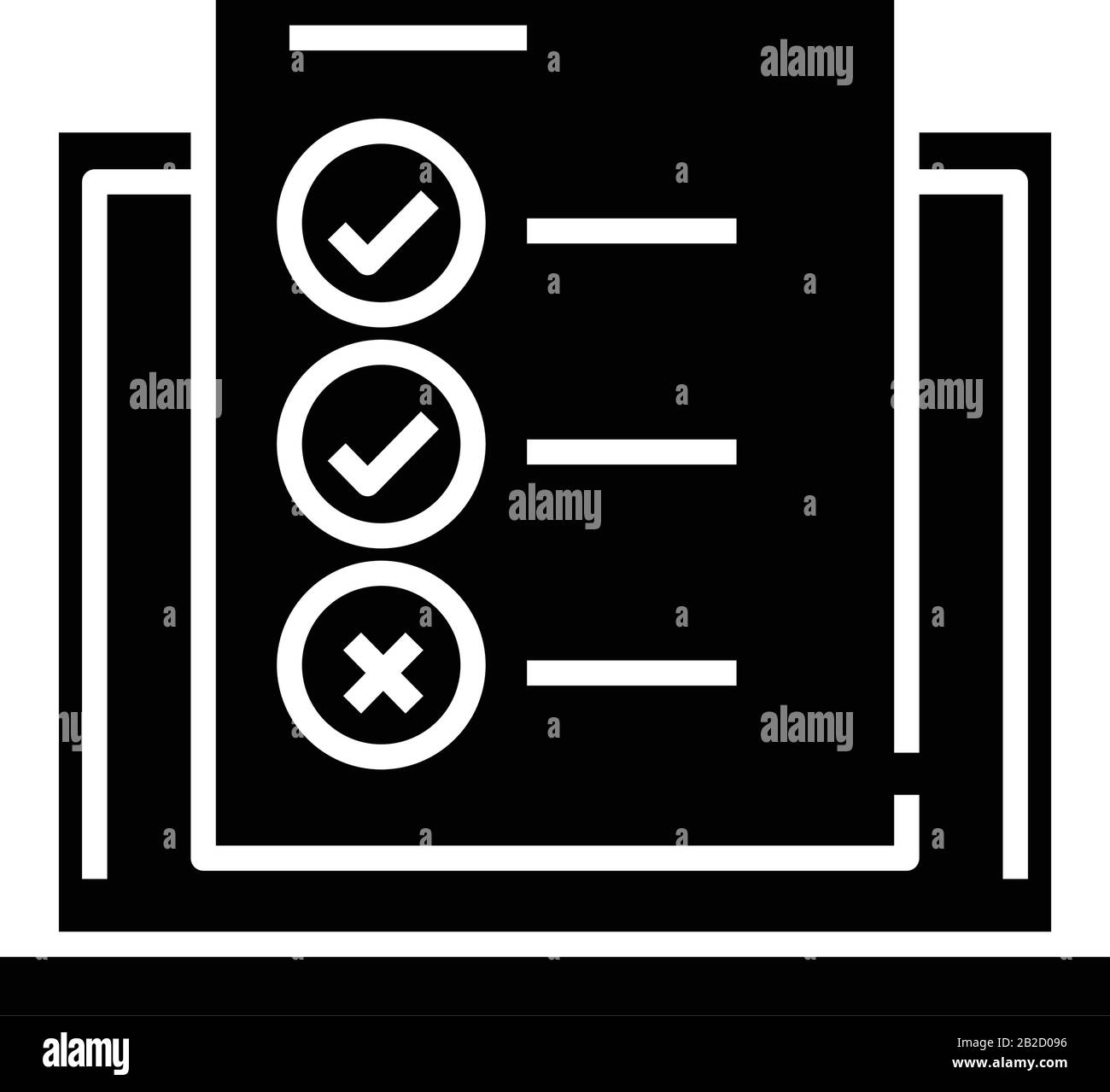 Check list business Black and White Stock Photos & Images - Alamy