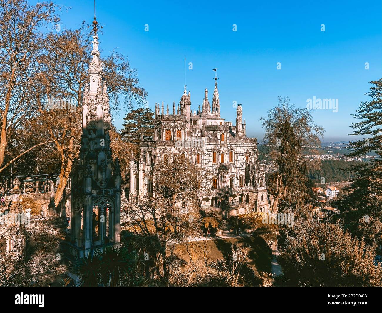 Quinta da Regaleira in Sintra Portugal Stock Photo - Alamy