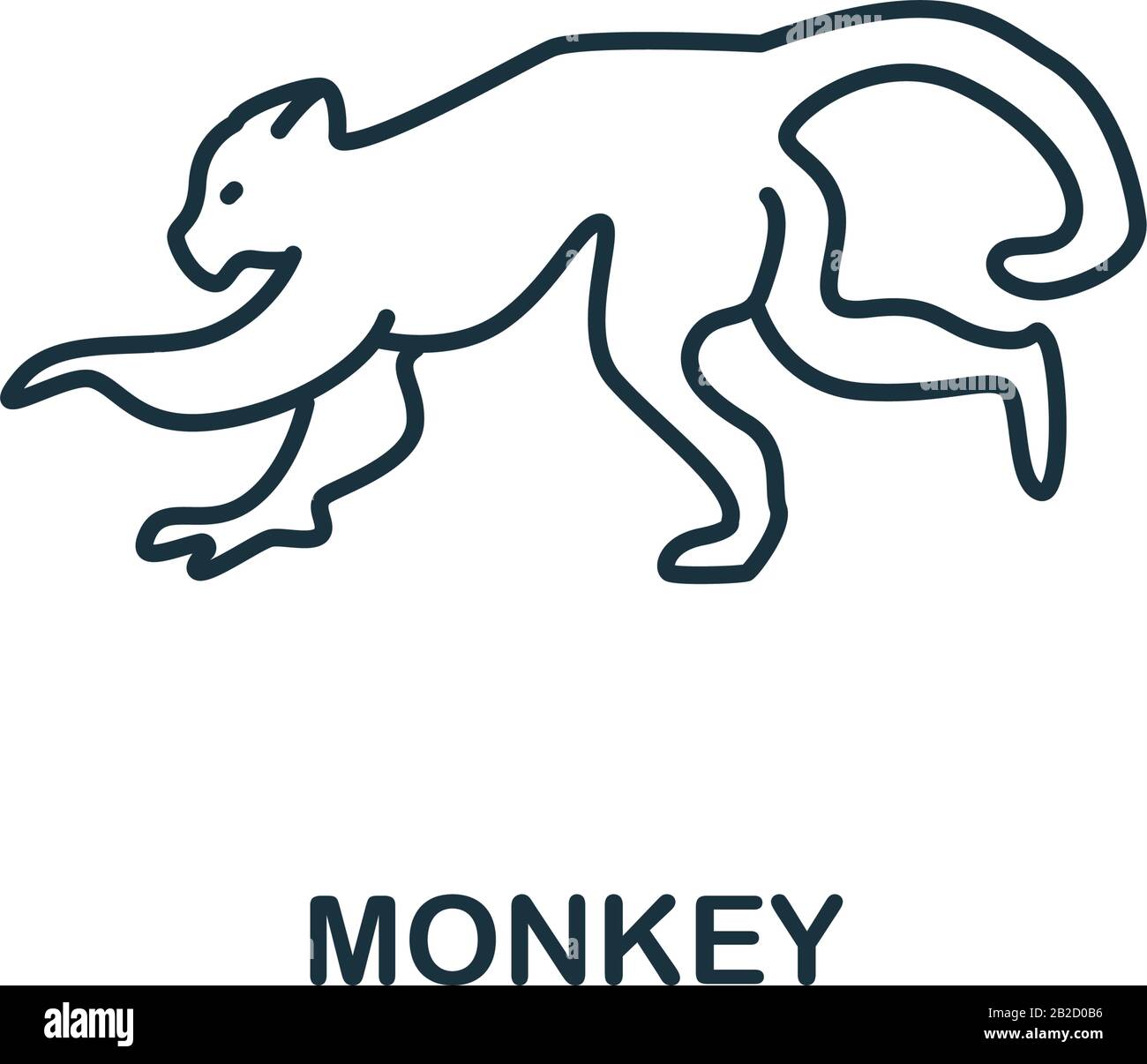 Monkey hanging from tail hi-res stock photography and images - Alamy