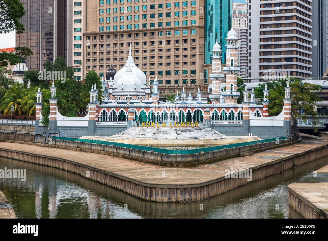 Masjed Jamek, an onion domed mosque, designed in the Mogul style by the ...