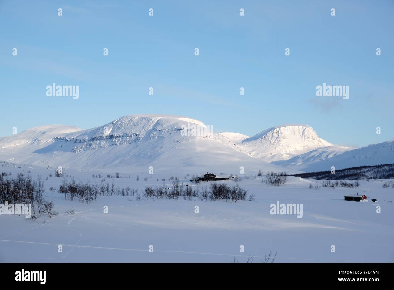 Pictured is a winter landscape scene in Norway Stock Photo - Alamy
