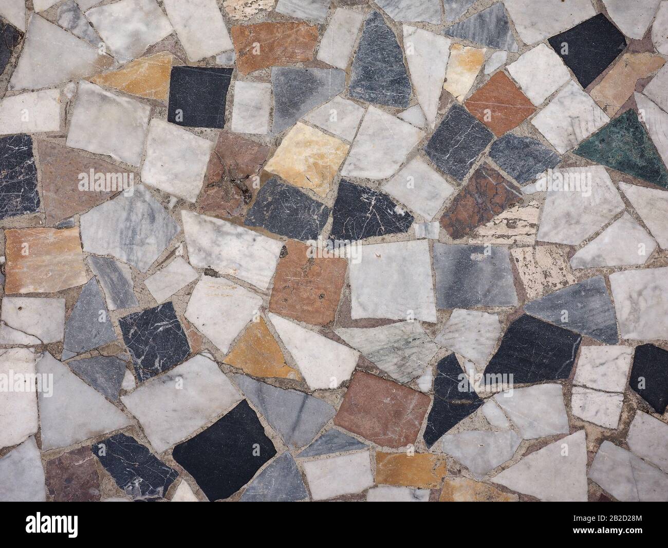 irregular stone floor texture useful as a background (aka opus incertum ...