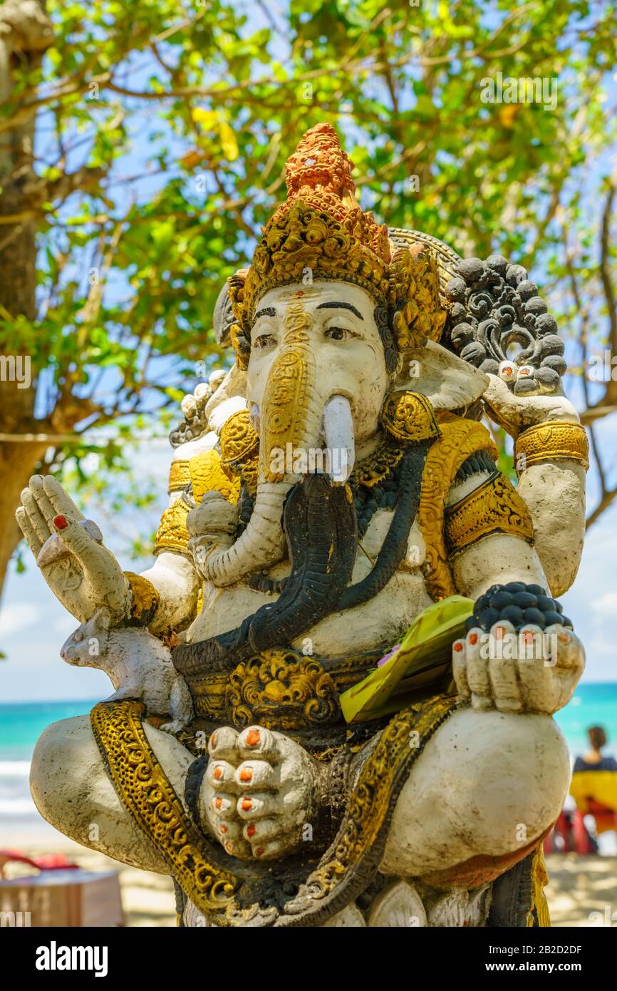 Ancient Balinese statue at the temple in Bali Indonesia Stock Photo - Alamy