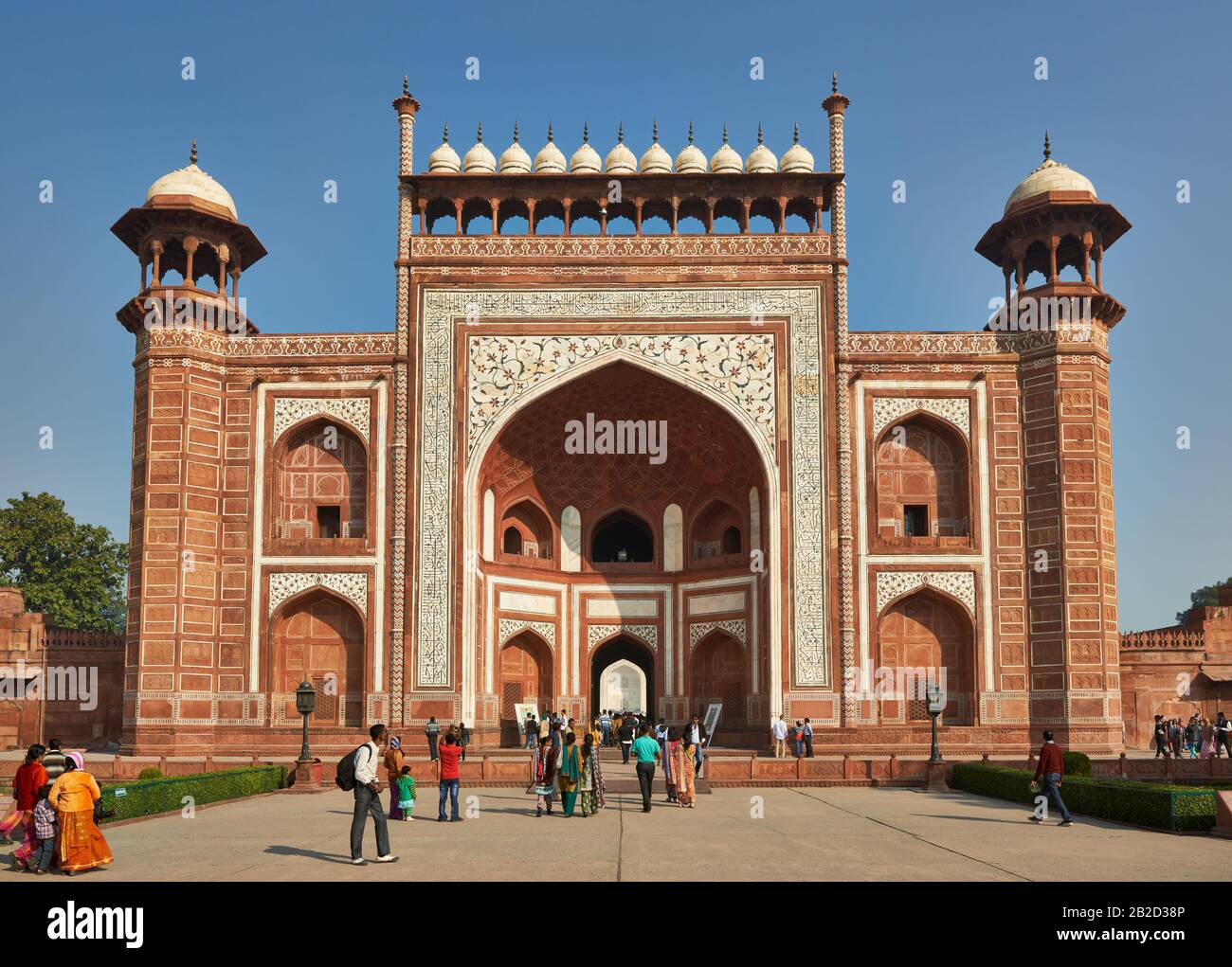Taj mahal india great gate hi-res stock photography and images - Alamy