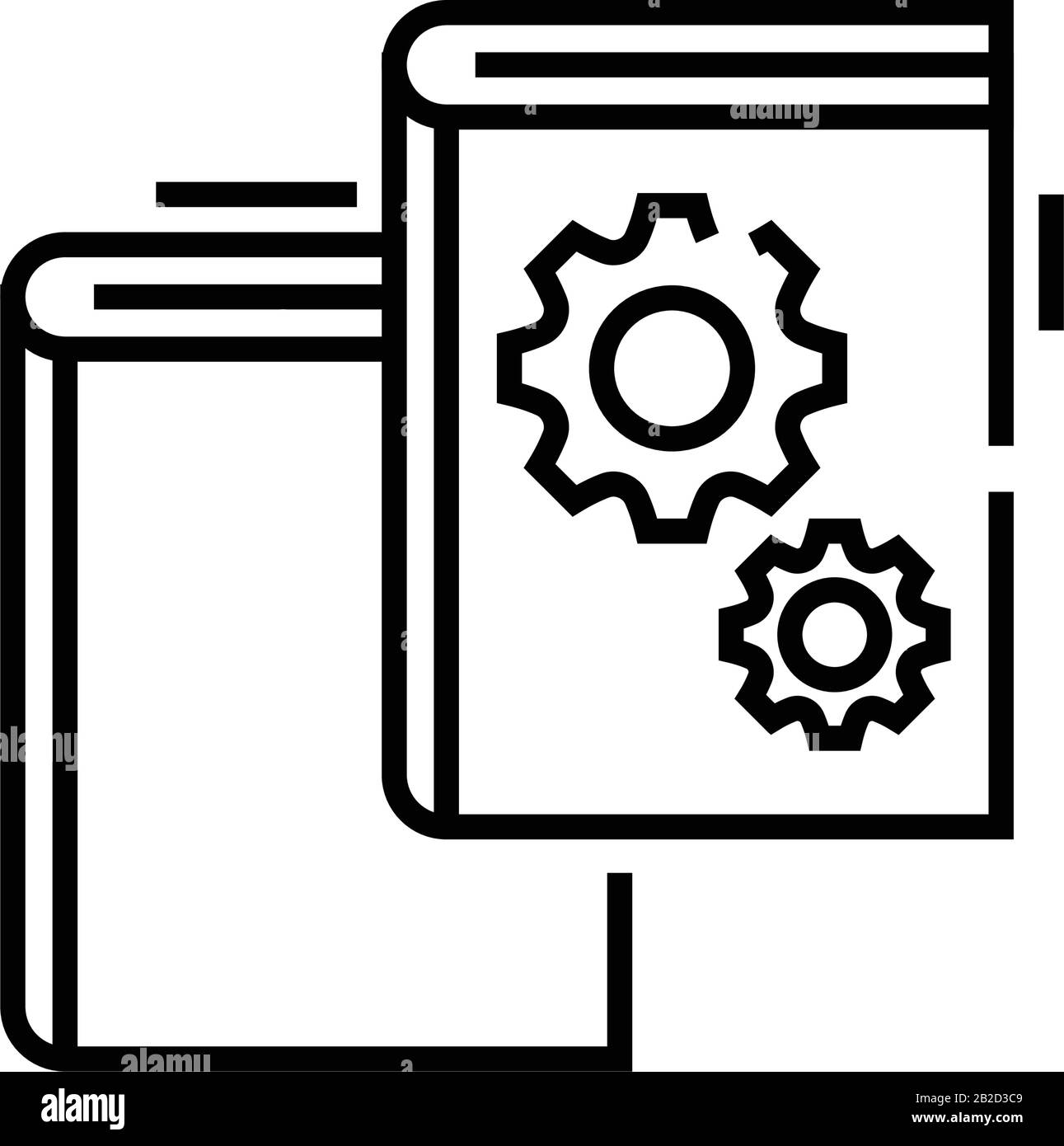 Special literature line icon, concept sign, outline vector illustration ...