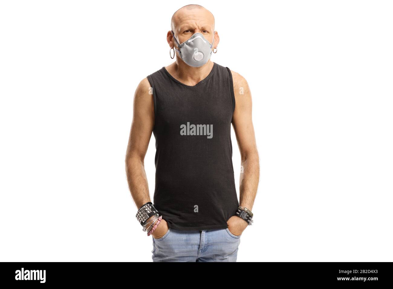 Bald mask hi-res stock photography and images - Alamy