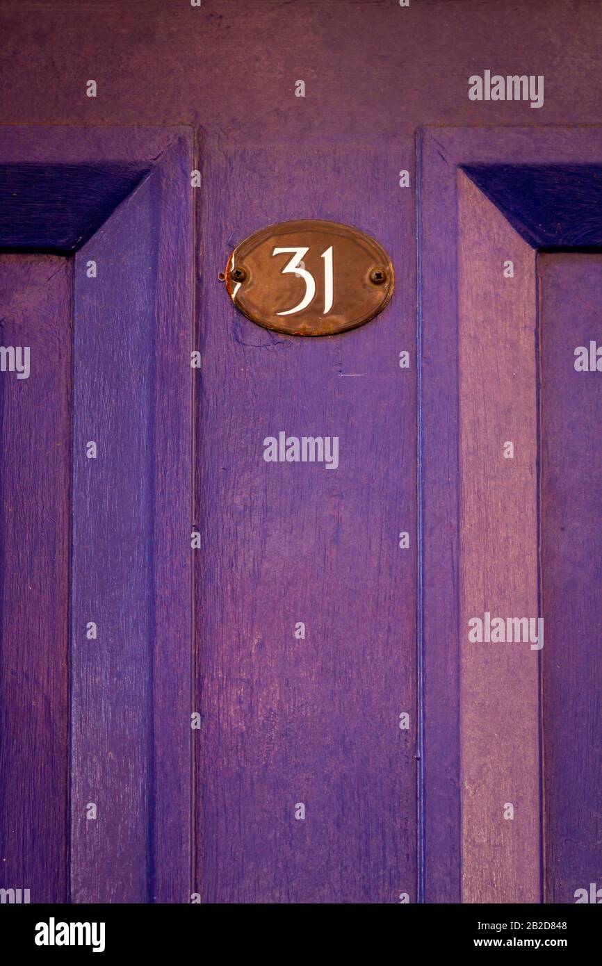 House number 31 Stock Photo - Alamy
