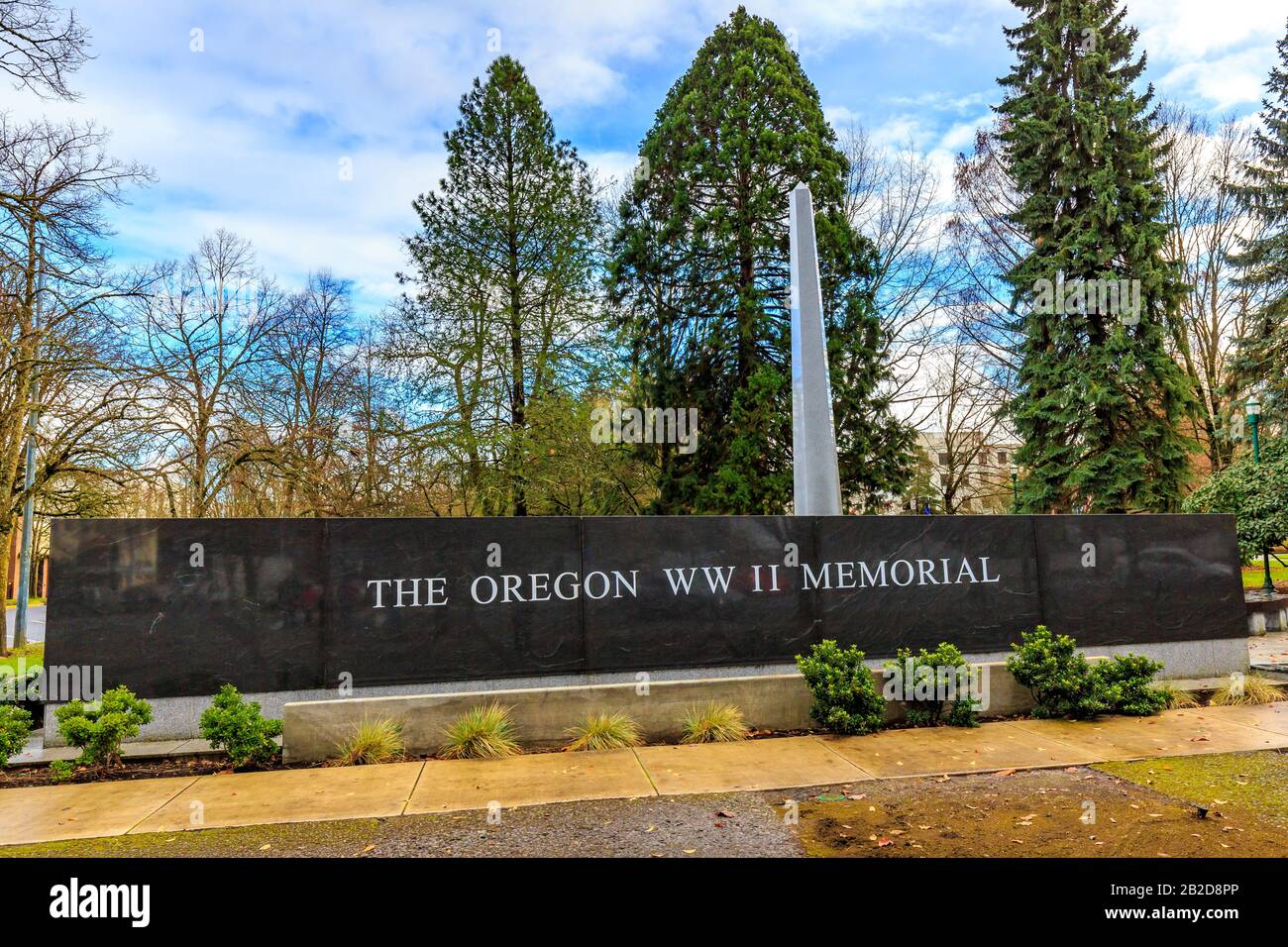 Oregon world war ii memorial hi-res stock photography and images - Alamy