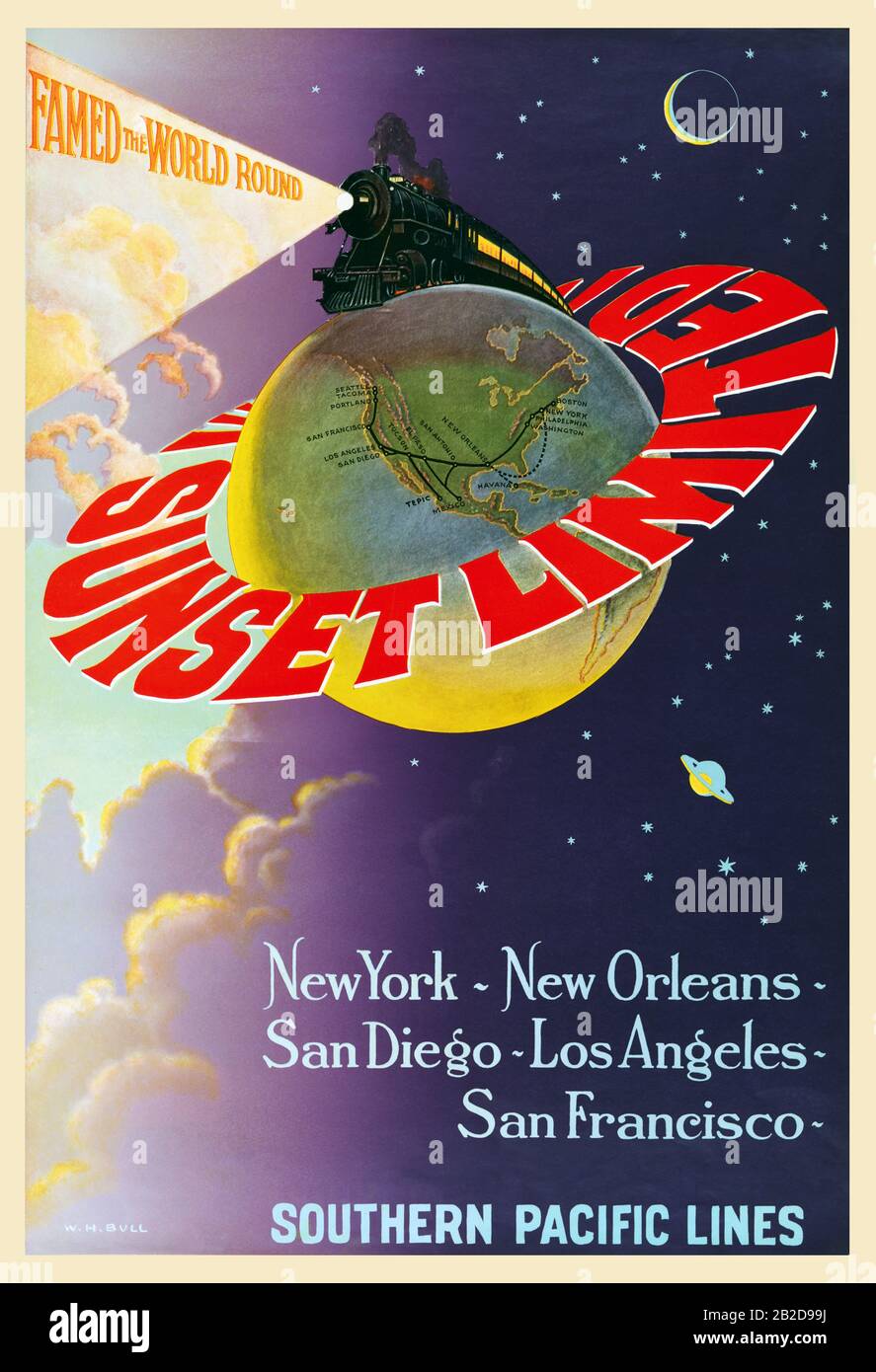 Sunset limited train los angeles hi-res stock photography and images ...