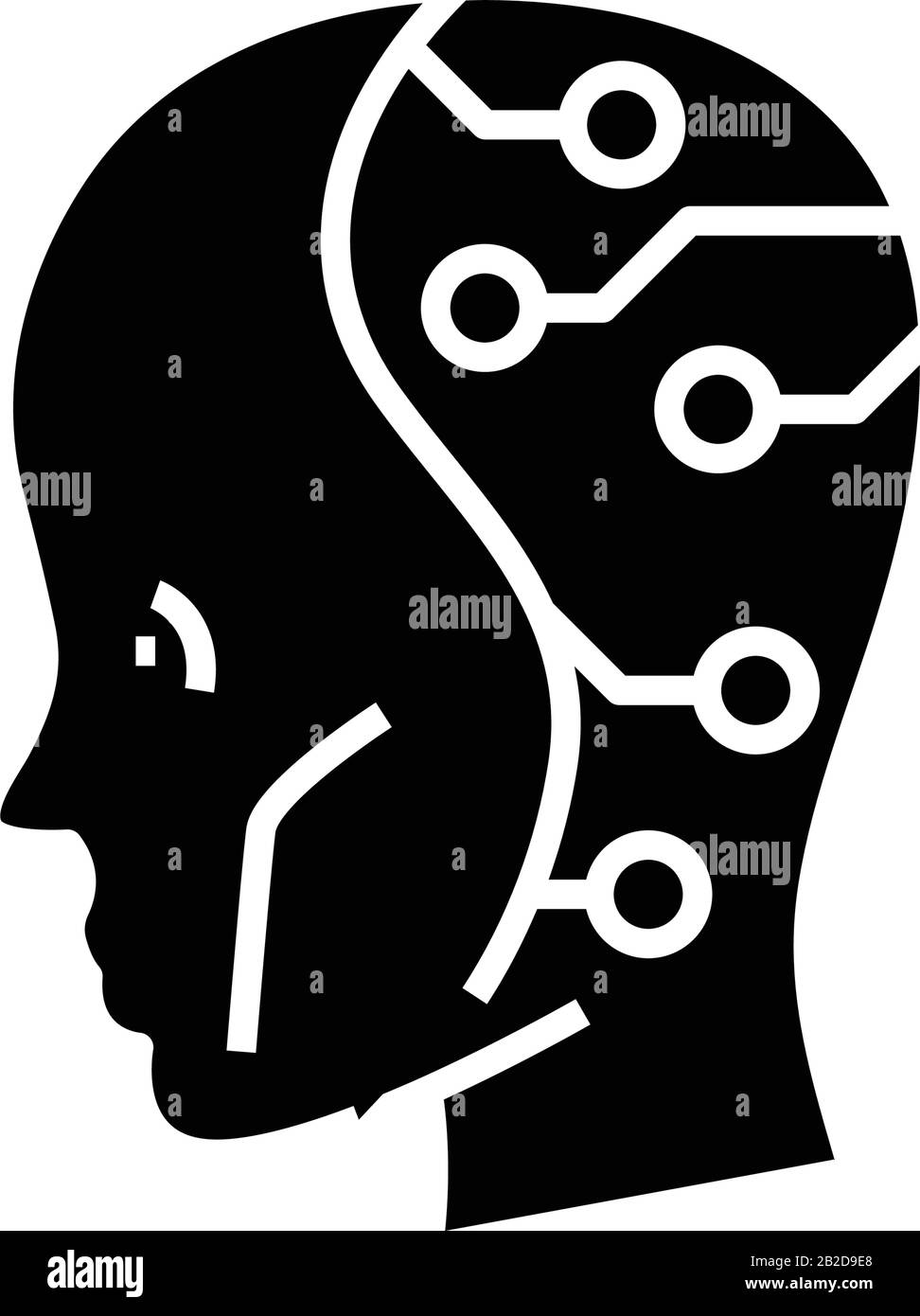 Humanisation black icon, concept illustration, vector flat symbol ...