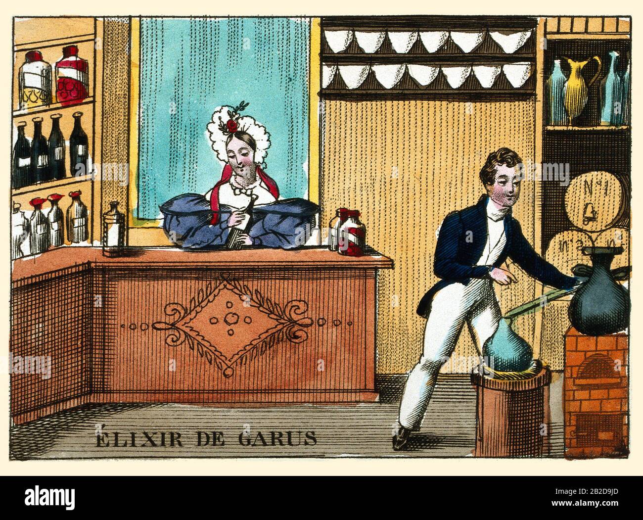 Elixir de Garus Stock Photo - Alamy