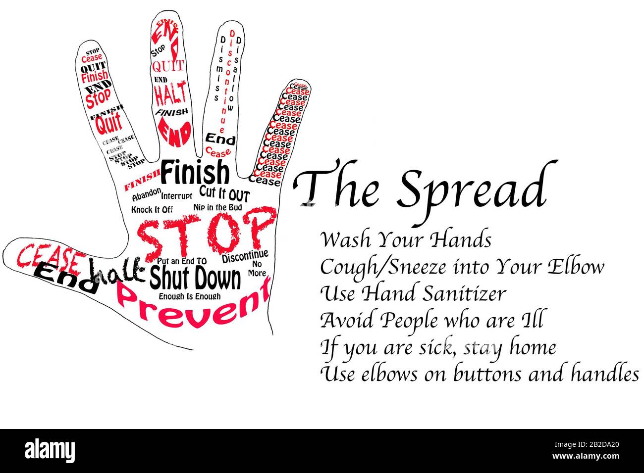 Hand cleanliness guidelines hi-res stock photography and images - Alamy