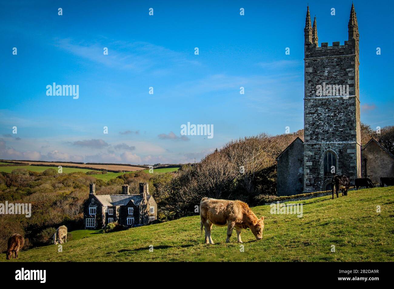 Morwenstow church hi-res stock photography and images - Alamy