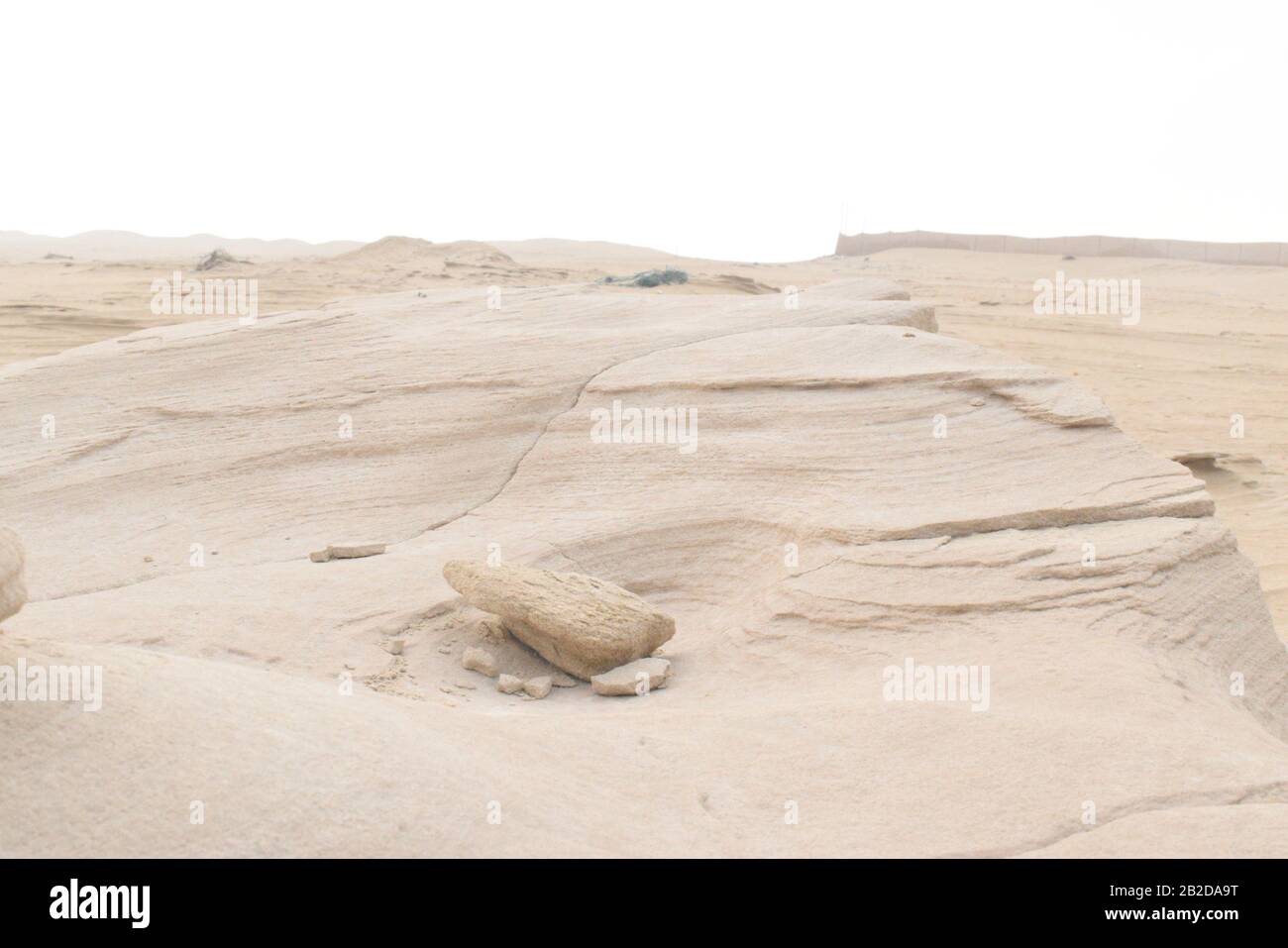 Fossil dunes in Abu Dhabi.Uae Stock Photo - Alamy