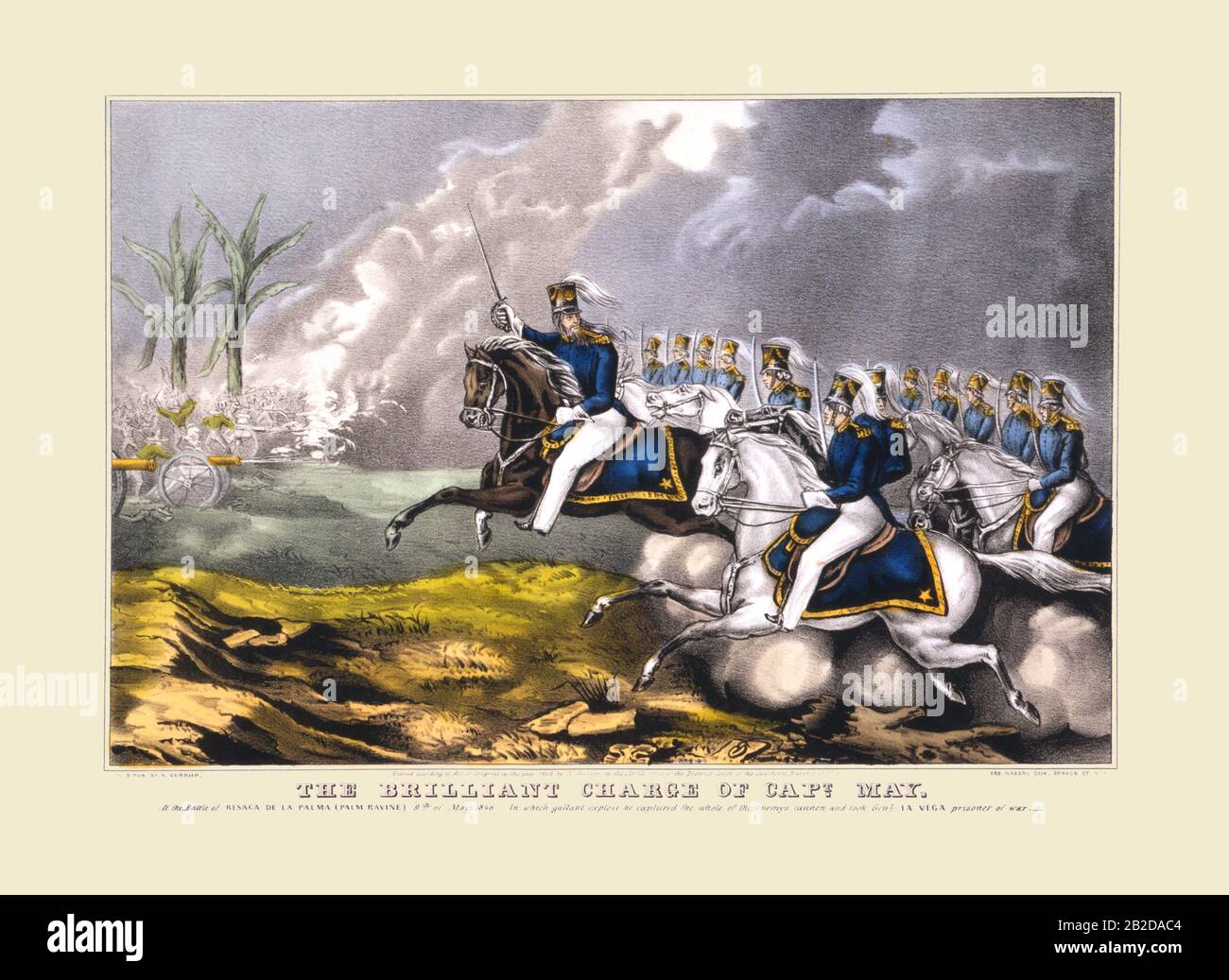 The Brilliant Charge of Captain May Stock Photo - Alamy