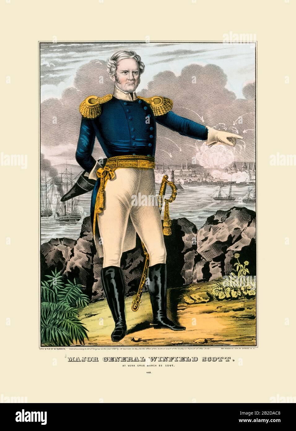 Major General Winfield Scott Stock Photo - Alamy