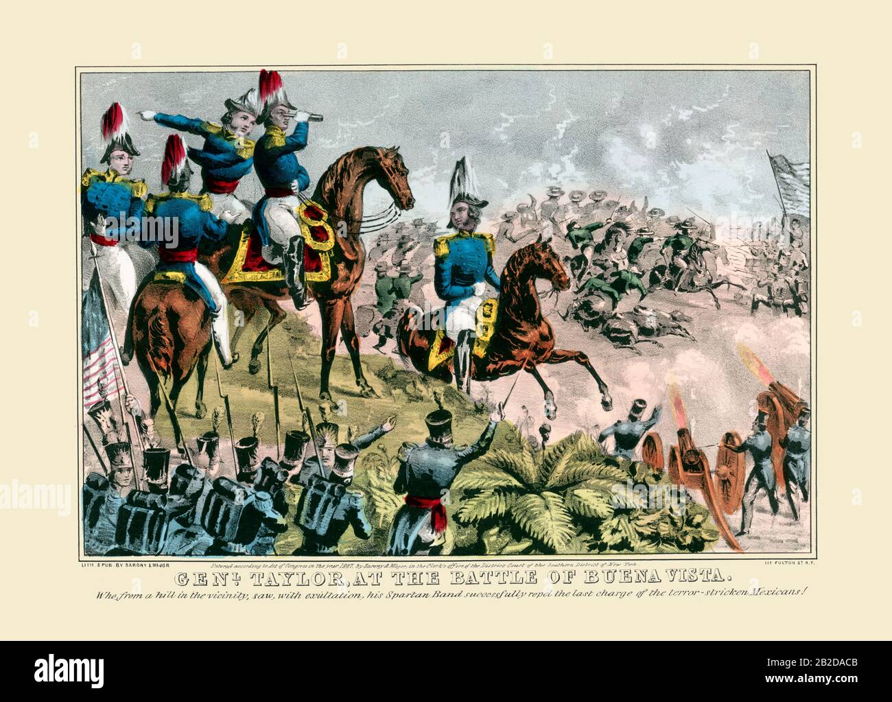 General Taylor at Buena Vista Stock Photo - Alamy