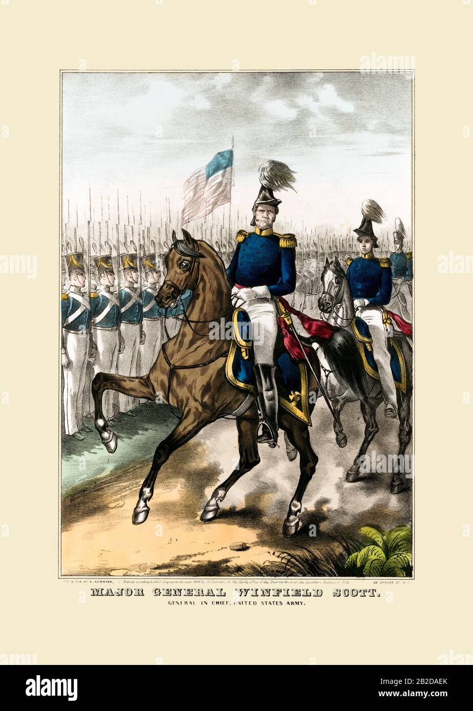 Major General Winfield Scott Stock Photo - Alamy