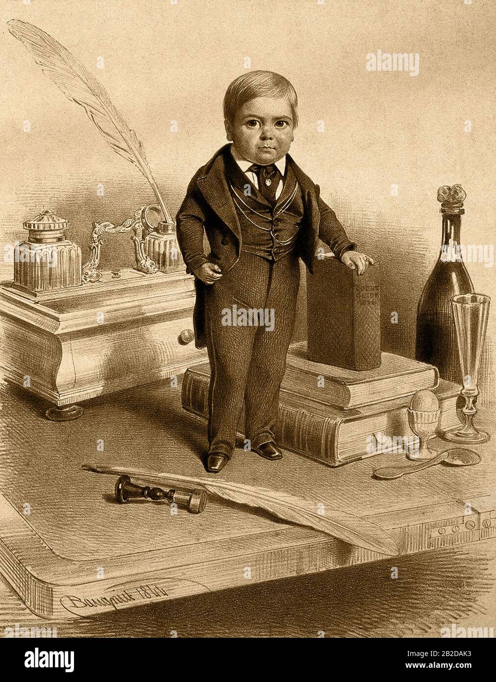 General Tom Thumb, aged twelve Stock Photo - Alamy