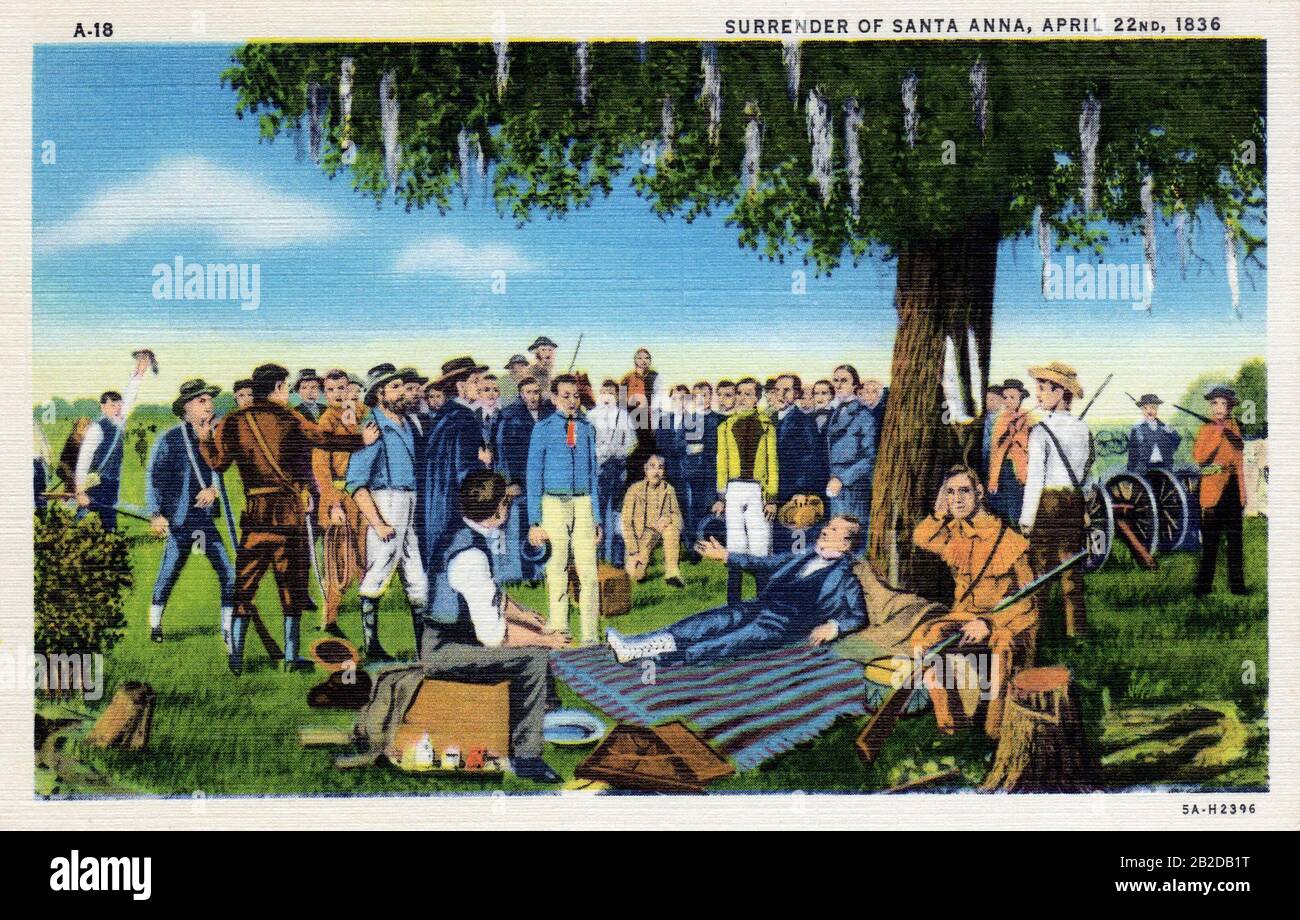 Santa anna surrender hi-res stock photography and images - Alamy