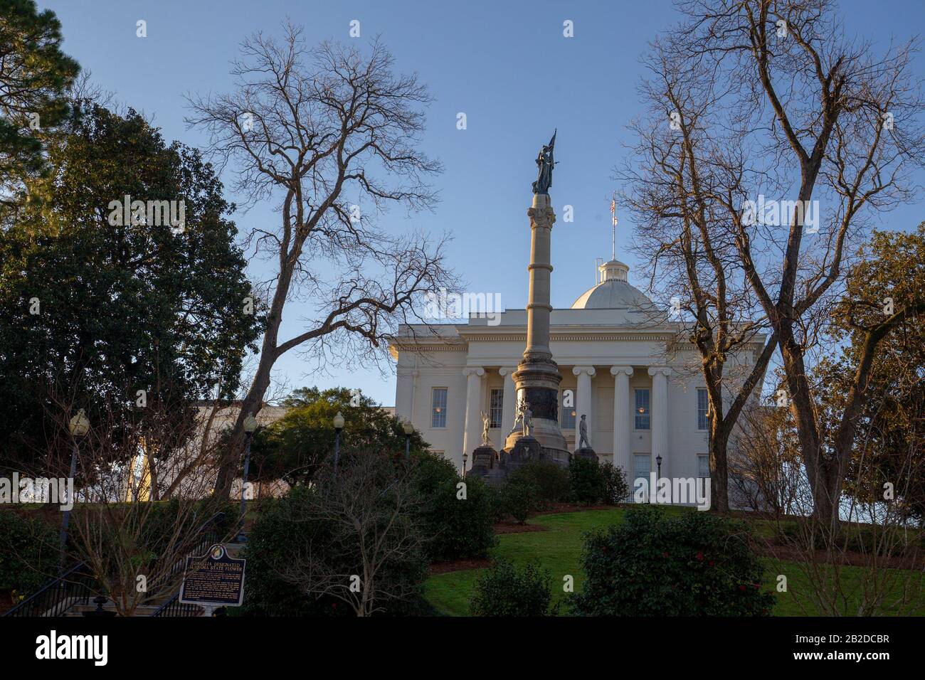 Confederate monument alabama state capitol hi-res stock photography and ...