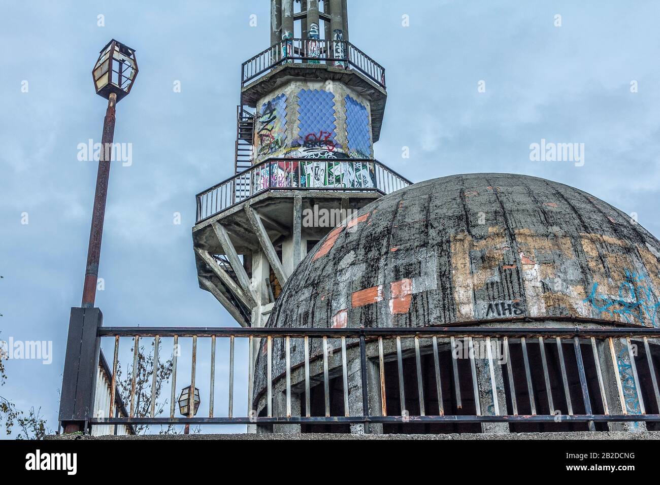 Abandoned town of Consonno Stock Photo - Alamy