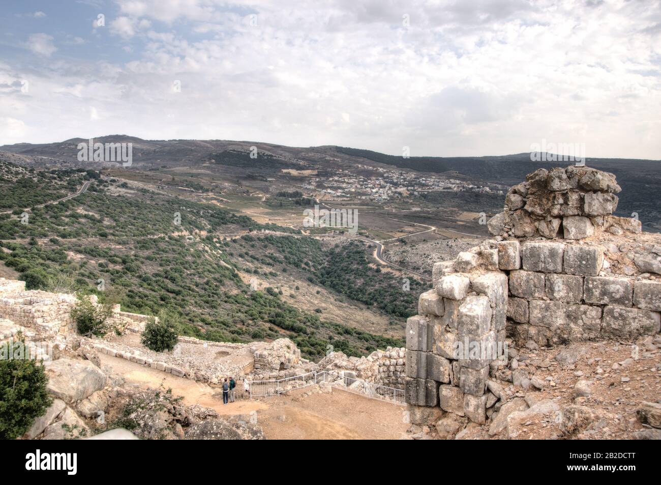 Castle ruins in Israel tourosim and travel Stock Photo - Alamy