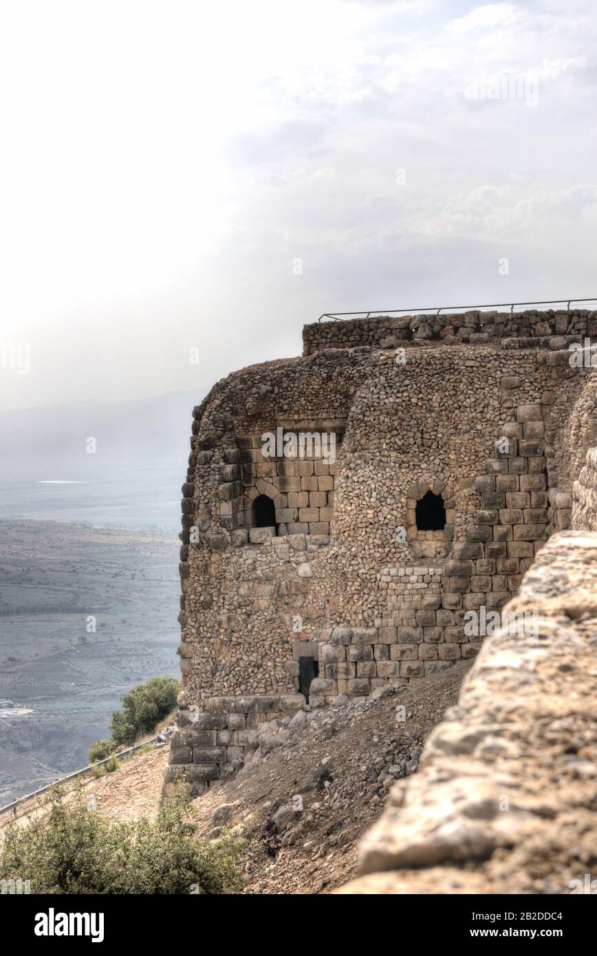Castle ruins in Israel tourosim and travel Stock Photo - Alamy