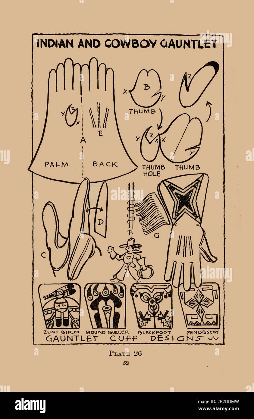 Indian and Cowboy Gauntlet Stock Photo - Alamy