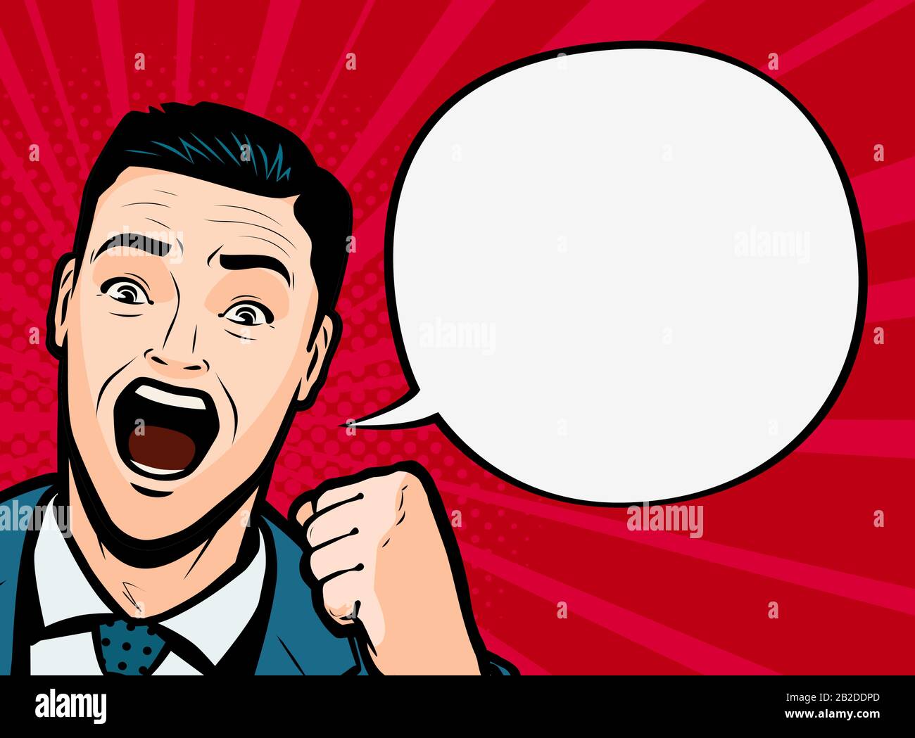Angry screaming Stock Vector Images - Alamy