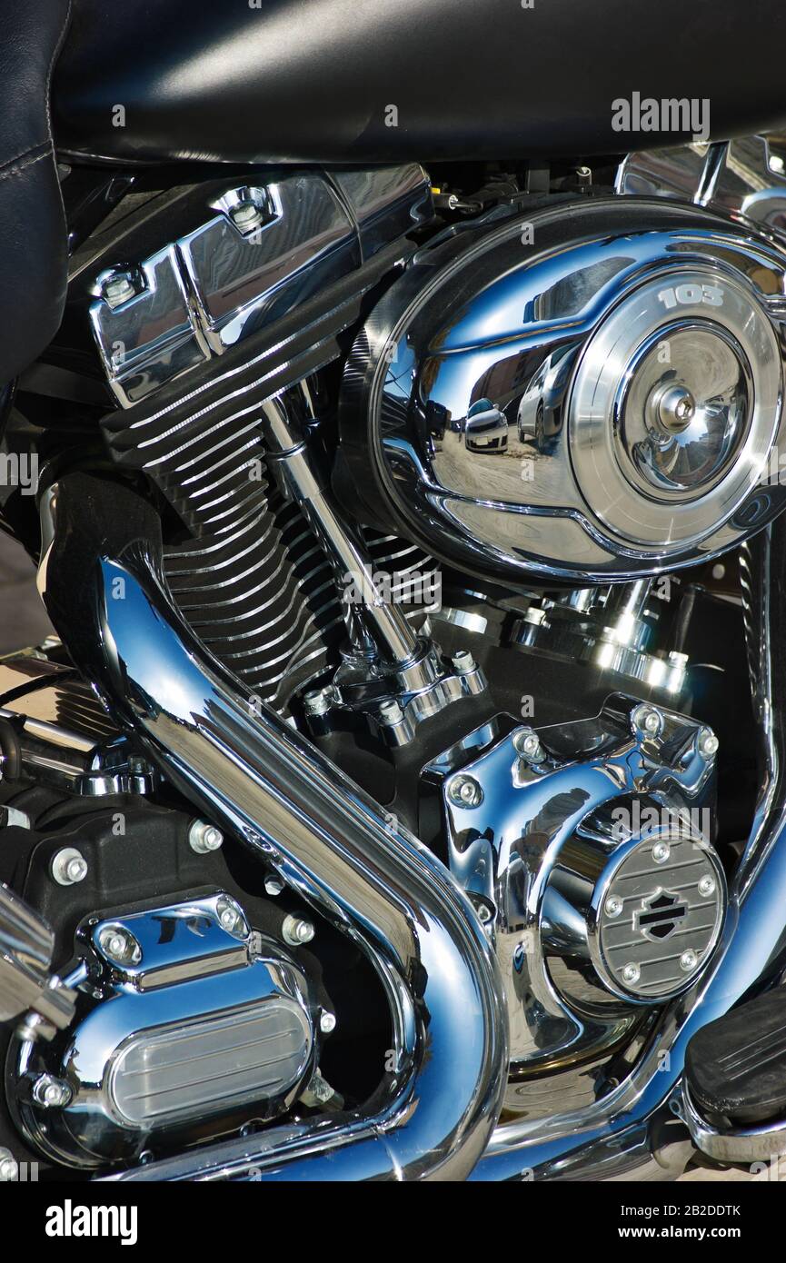 close-up motorcycle engine Stock Photo - Alamy