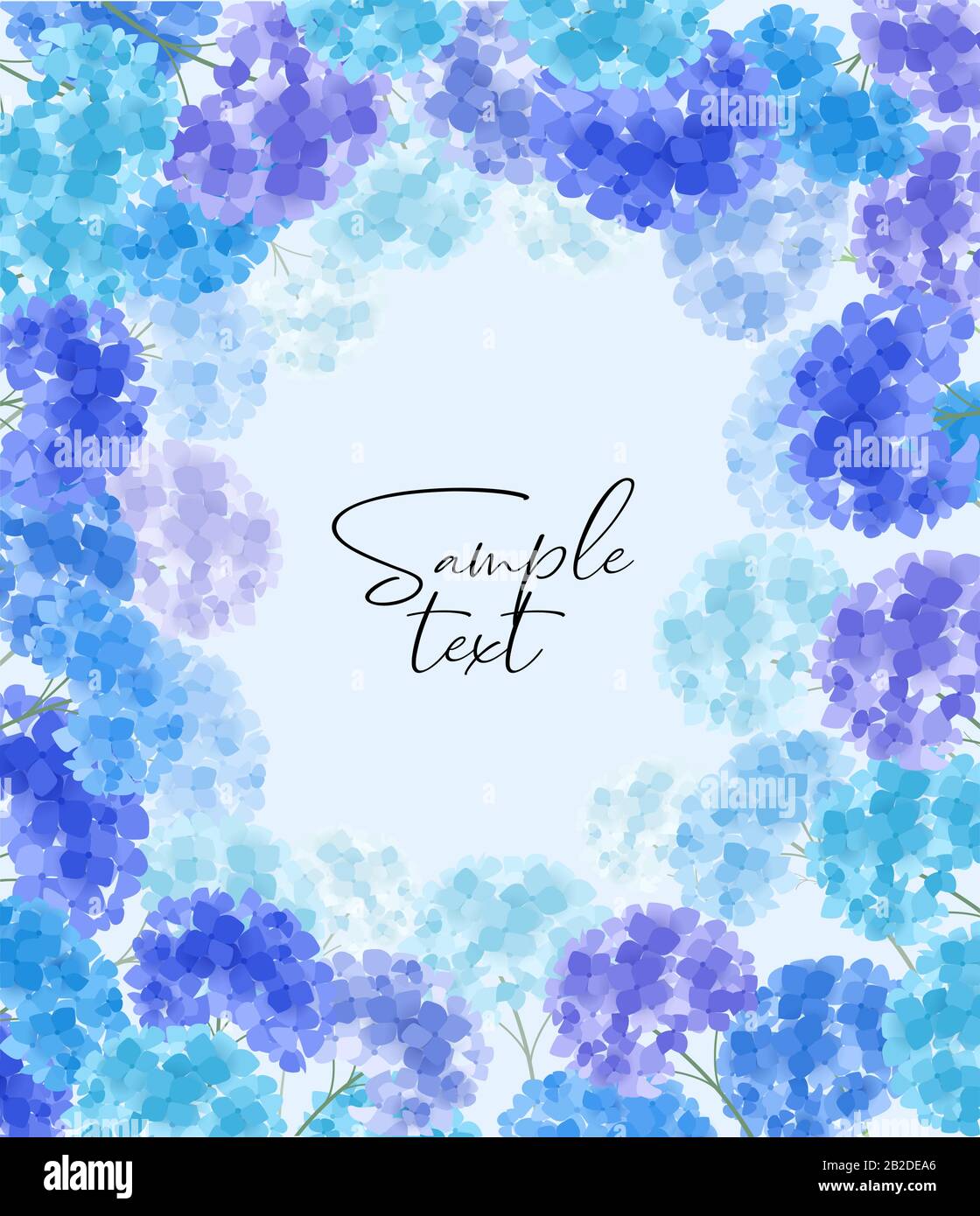 Vector hydrangea flower Stock Vector Image & Art - Alamy