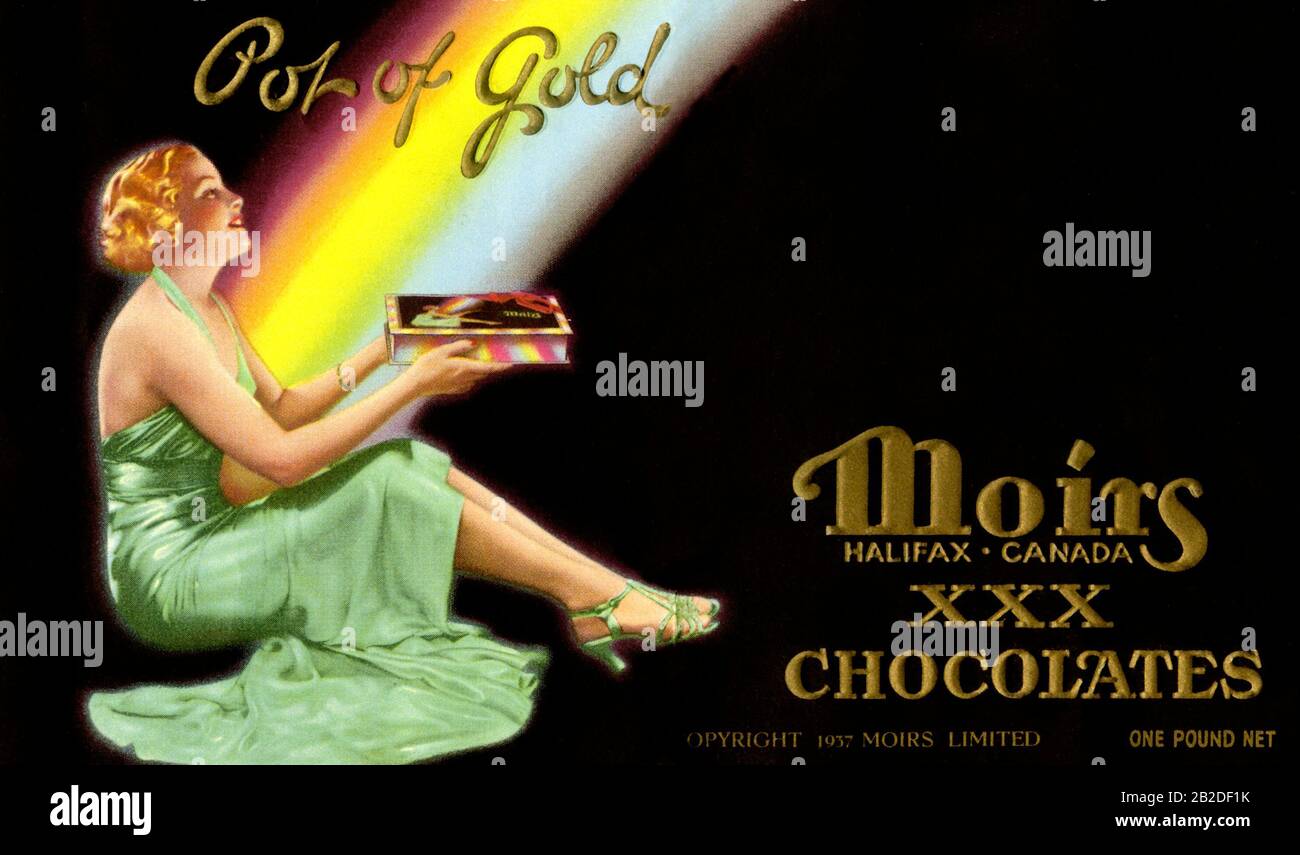 Pot of Gold Chocolates Stock Photo - Alamy