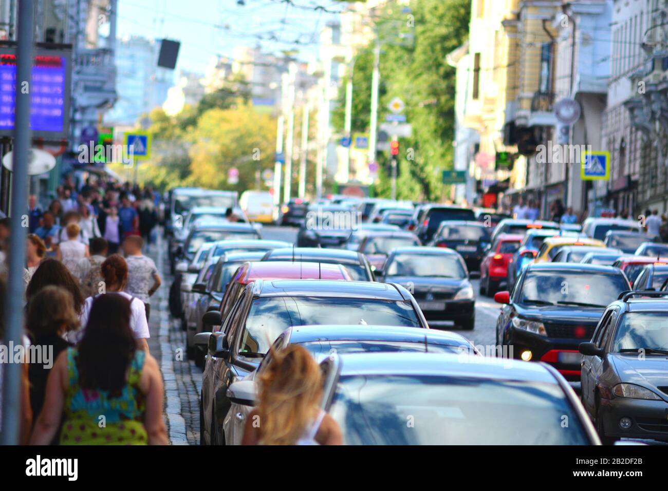 Peak Hour Traffic Jam High Resolution Stock Photography and Images - Alamy